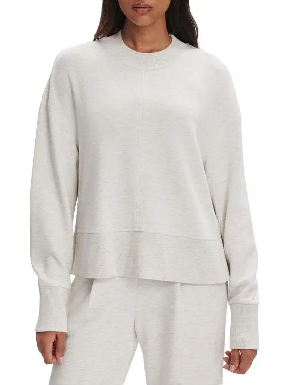 Varley Philippe Crop Sweatshirt - Ivory Marl