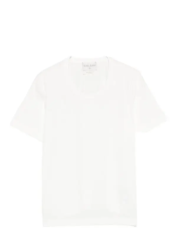 FORTE_FORTE Organic Cotton T-shirt - White