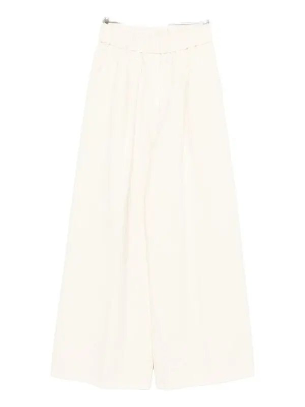 FORTE_FORTE Fluid Trousers - White