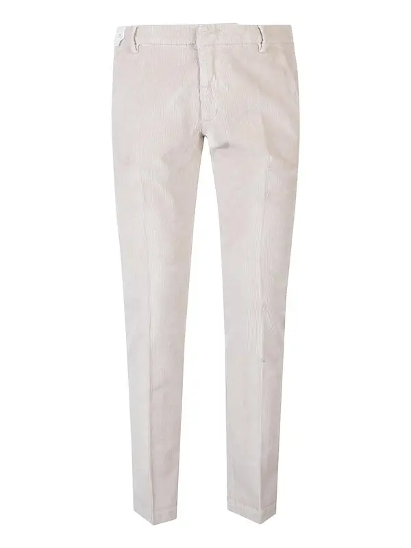 ENTRE AMIS Cotton Trousers - Beige