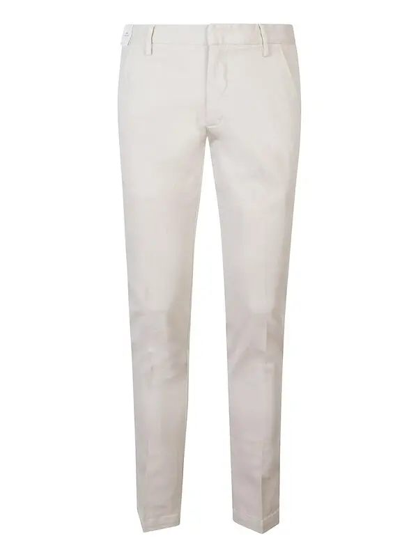 ENTRE AMIS Cotton Trousers - Beige