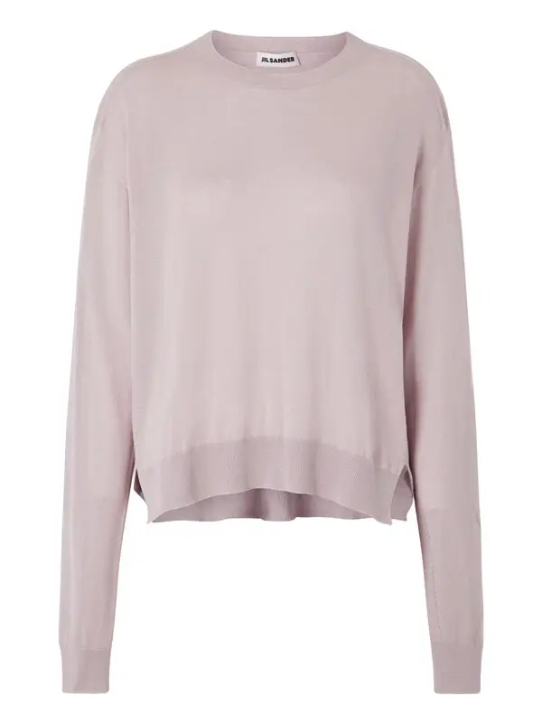 JIL SANDER Cashmere, Wool And Silk-blend Sweater - Pink