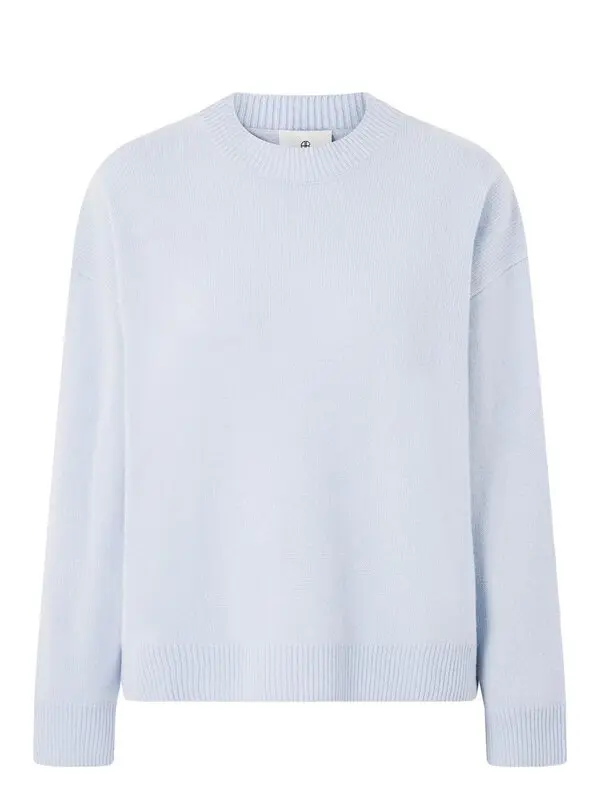 ANINE BING Lee Cashmere Sweater - Blue