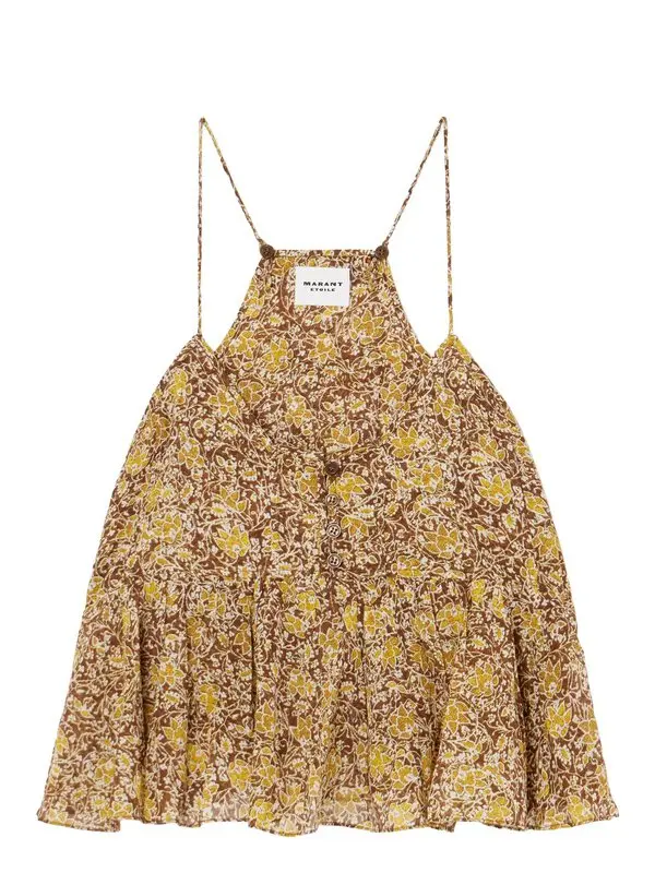 MARANT ETOILE Lirhetta Floral-print Camisole - Multi