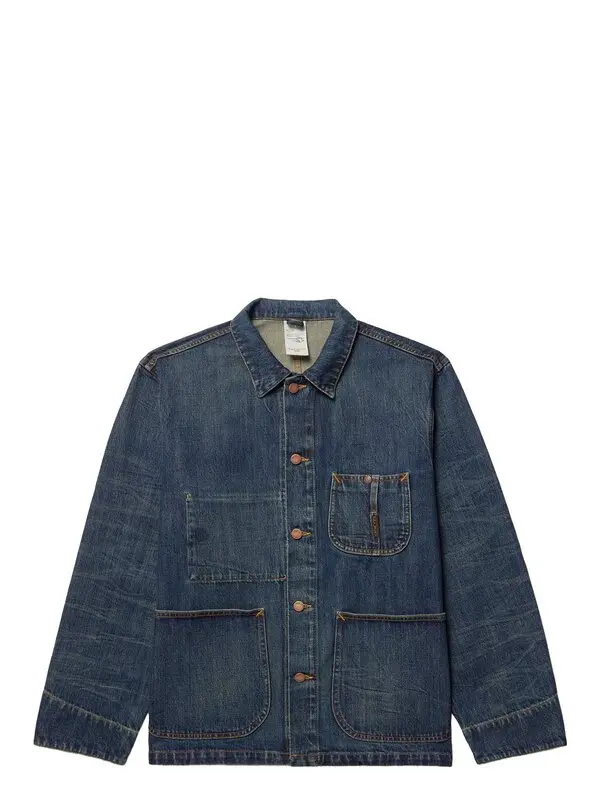 Nudie Jeans Howie Denim Chore Jacket - Blue