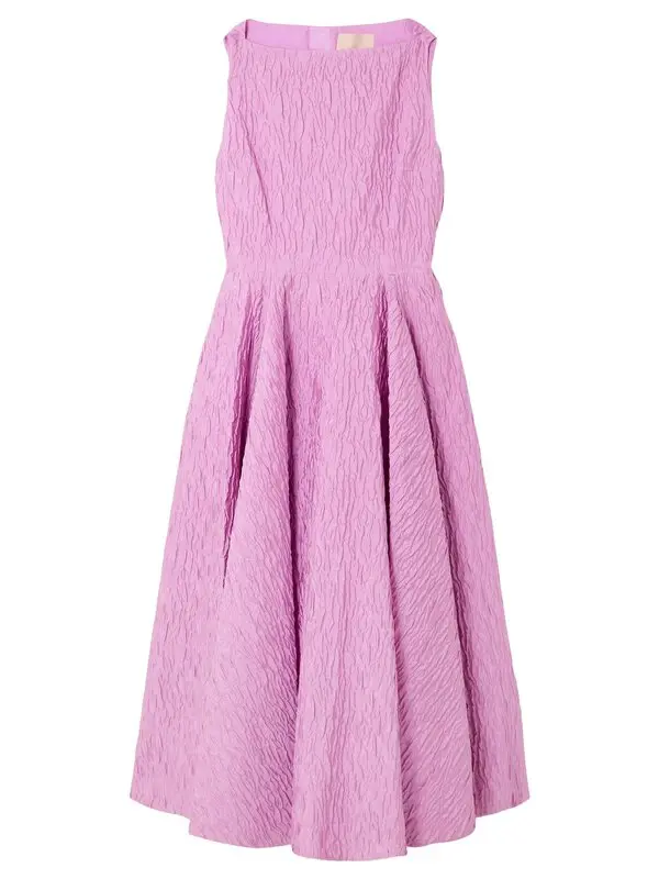 ROKSANDA Tera Cloqué Midi Dress - Pink