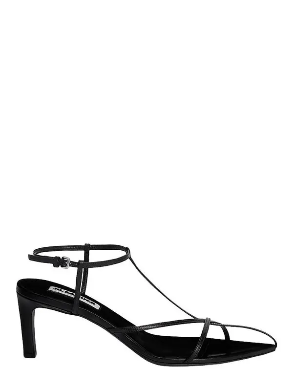 JIL SANDER Caged Sandals - Black