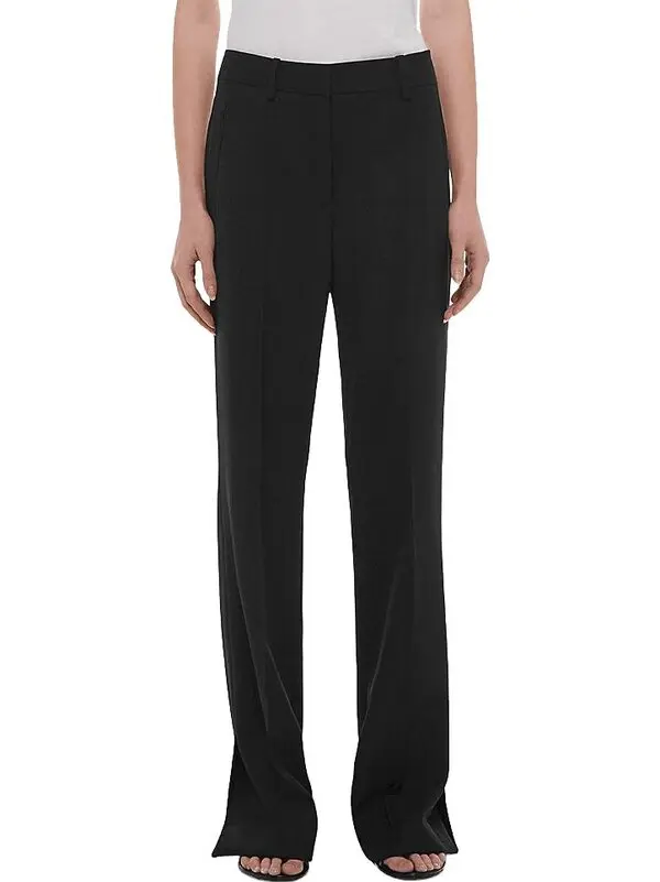 Helmut Lang Bootcut Wool Pants - Black