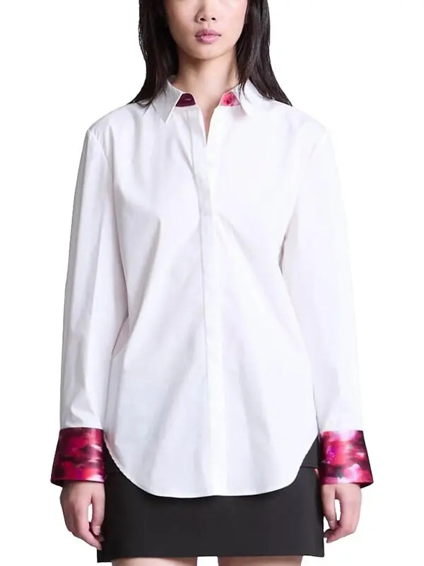 Bcbgmaxazria Oversize Shirt - White