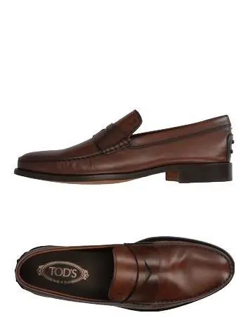 TOD'S Leather Loafers - Brown
