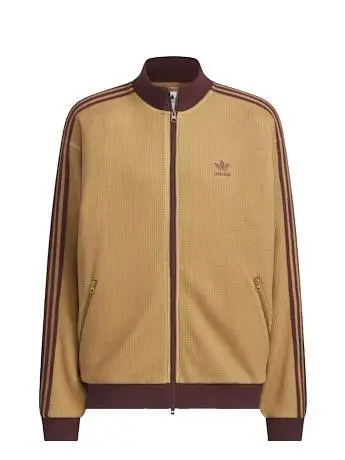 Adidas Knit Track Top - Brown Desert