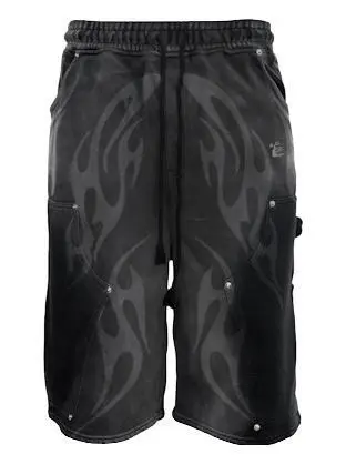 HELLSTAR Carpenter Laser Shorts - Black