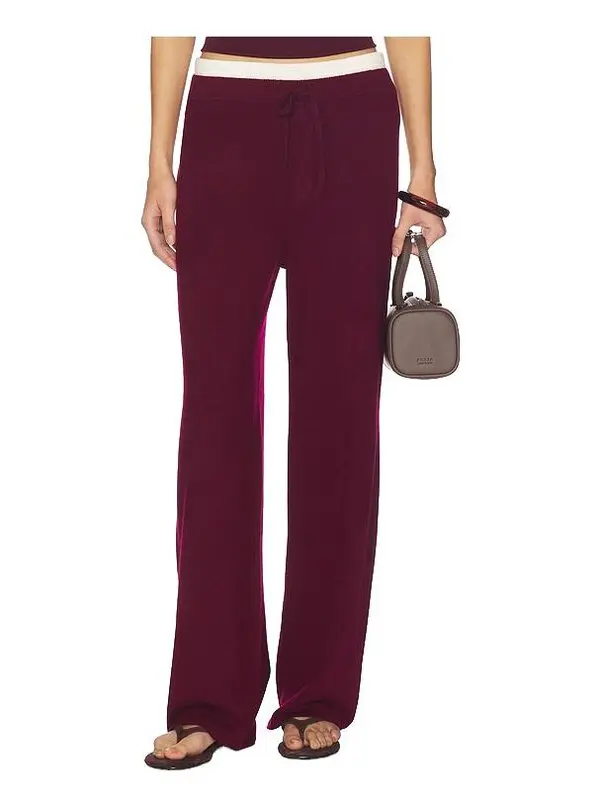 ARTLESS FOREVER Tove Layered Pants - Burgundy