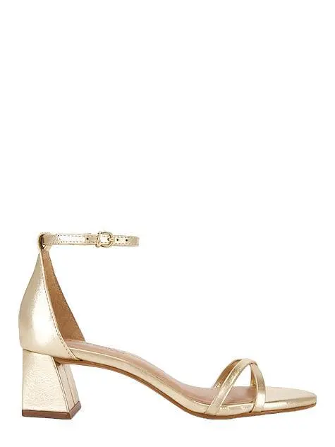 Steve Madden Rae Sandal - Gold Leather
