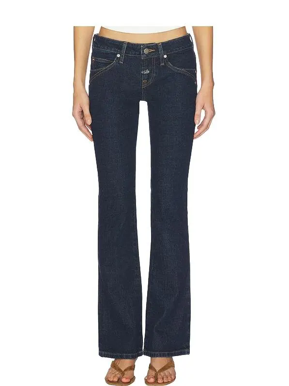 Miaou Low Rise Flare Jeans - Dark Wash