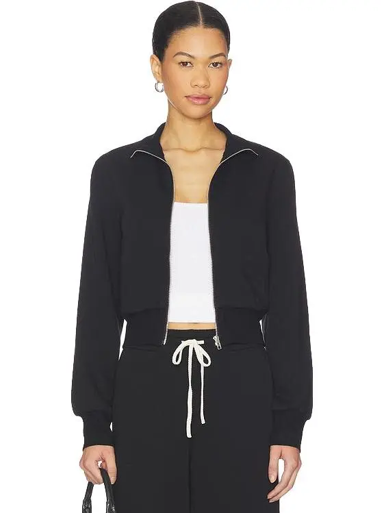 PERFECTWHITETEE Milana Travel Track Jacket - True Black
