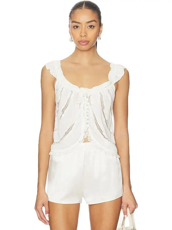 Free People Mabel Tank - White Combo