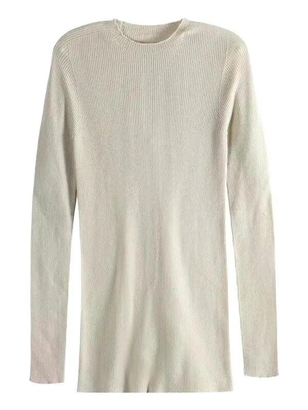 Rick Owens Ribbed Knitwear - Neutrals