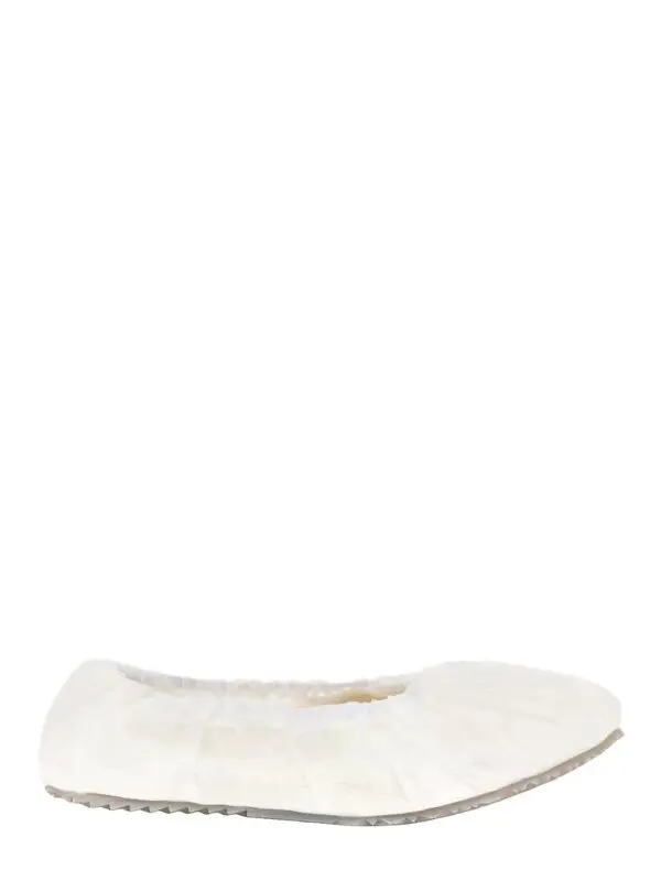 MAISON MARGIELA Gathered Ballerina Shoes - White