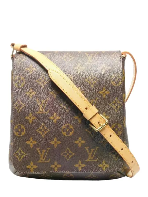 LOUIS VUITTON 1998 Musette Salsa Satchel Bag - Brown