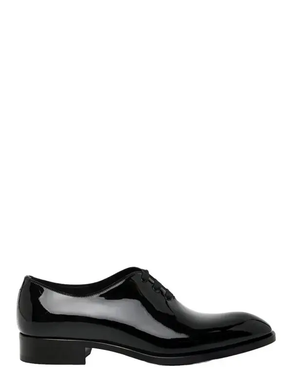 TOM FORD Patent Leather Vincent Evening Oxford Shoes - Black