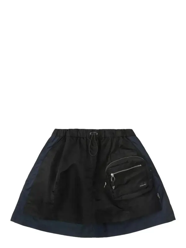 Toga Pocket-detail Mini Skirt - Black