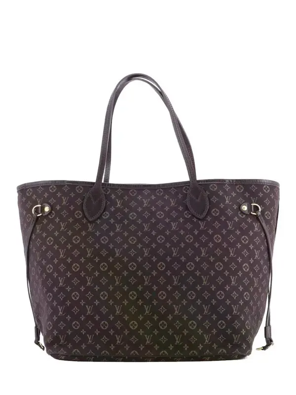 LOUIS VUITTON Neverfull Monogram Idylle Mm Tote Bag - Brown