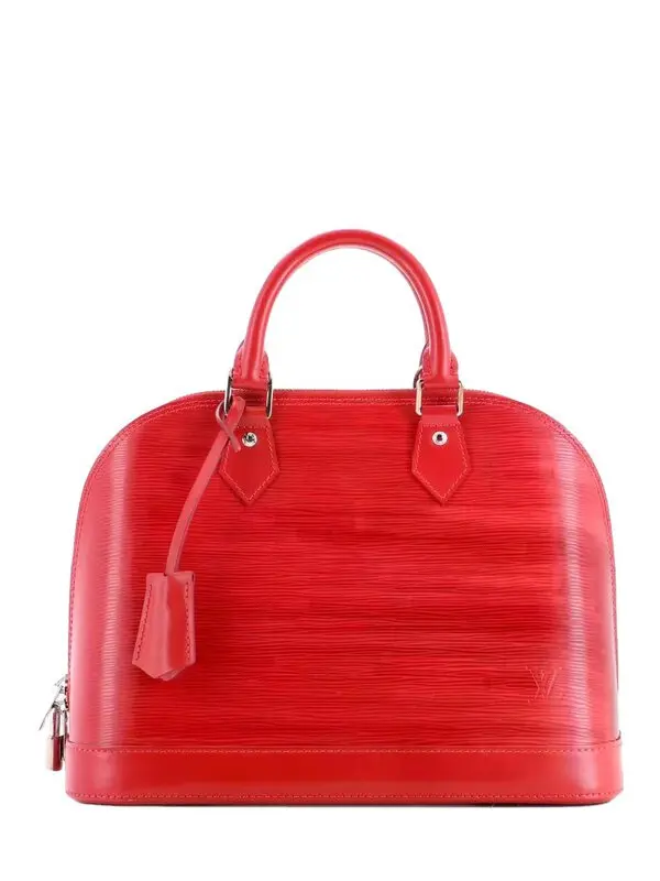 LOUIS VUITTON Alma Handbag Epi Leather Pm - Red