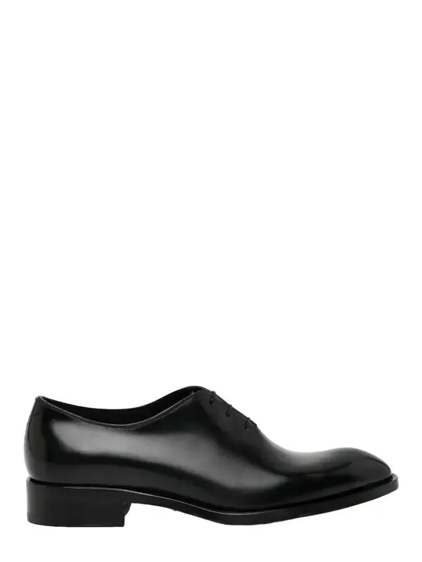 TOM FORD Leather Oxford Shoes - Black