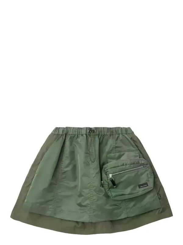 Toga Layered Mini Skirt - Green