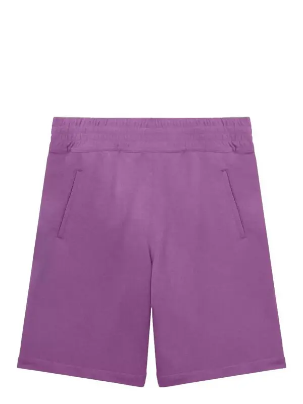 Comme Des Garçons Elasticated-waist Track Shorts - Purple