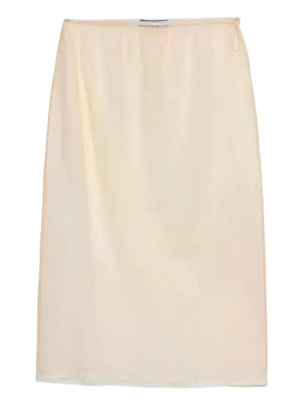 Prada Cotton Tulle Skirt - Neutrals