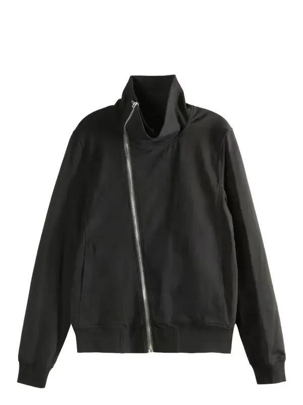 Rick Owens Funnel-neck Zip-up Jacket - Black