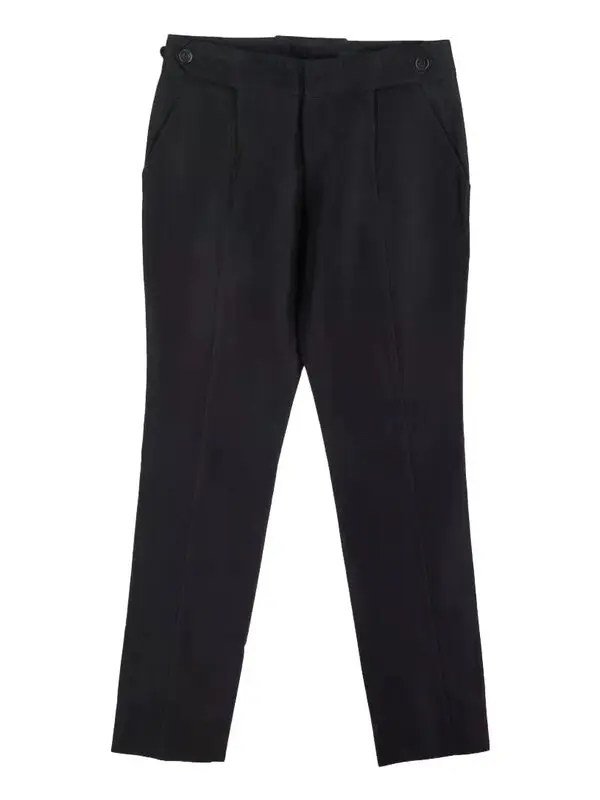Gucci Button-detail Concealed-fastening Trousers - Black