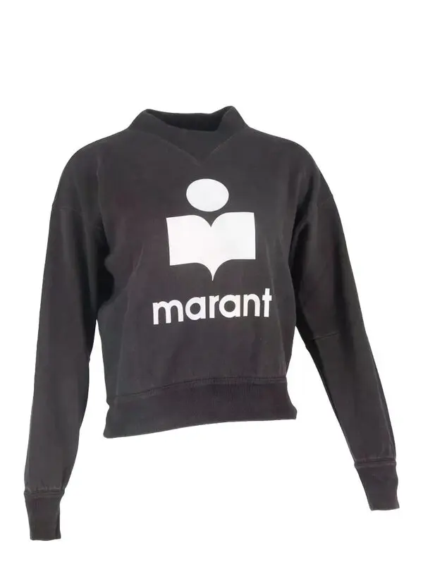 ISABEL MARANT VINTAGE Vintage Logo-print Sweater - Black