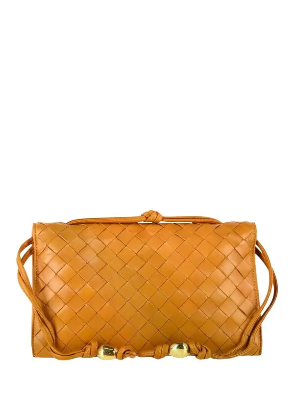 Bottega Veneta Trio Intrecciato Shoulder Bag - Brown