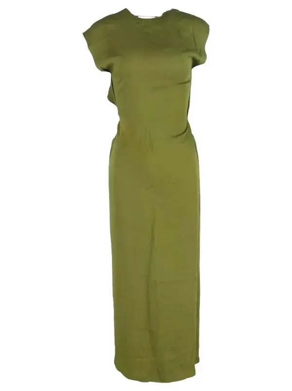 Christopher Esber Cap-sleeve Backless Maxi Dress - Green