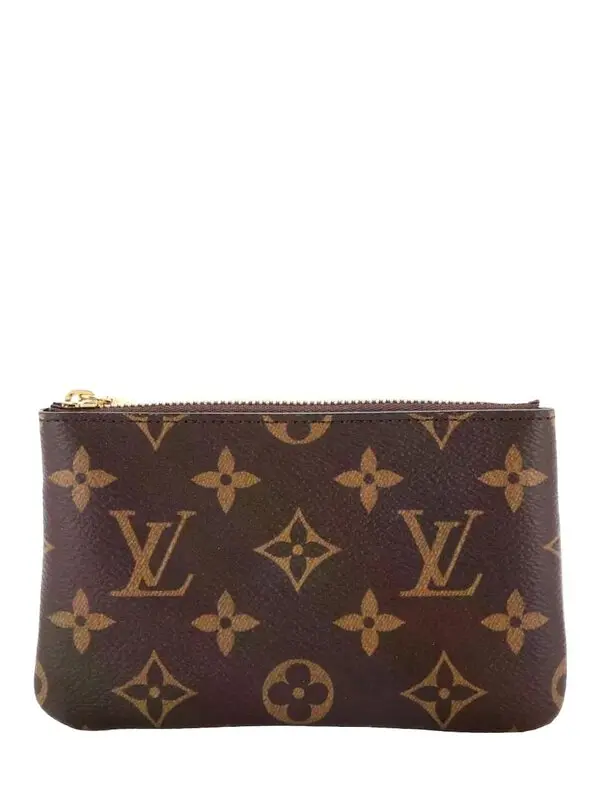 LOUIS VUITTON Key Pouch In Monogram Canvas - Brown