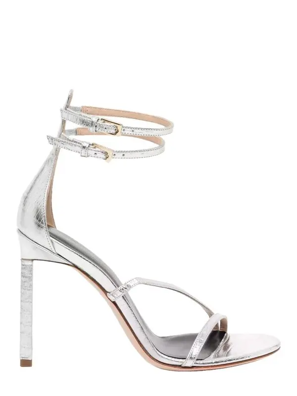 TOM FORD 100mm Buckle Strap Sandals - Silver