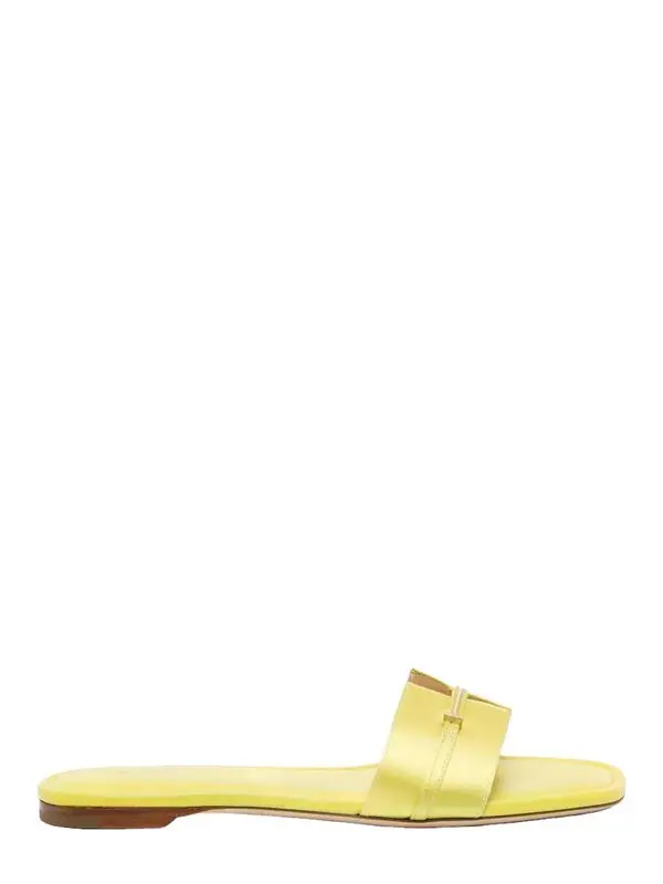 TOM FORD Logo Detail Slide Sandals - Yellow