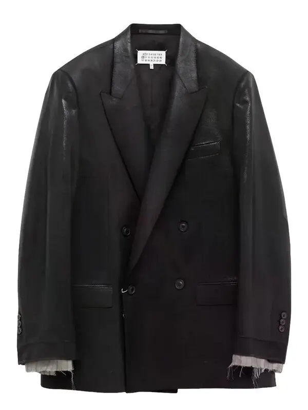 MAISON MARGIELA Double-breasted Blazer - Black