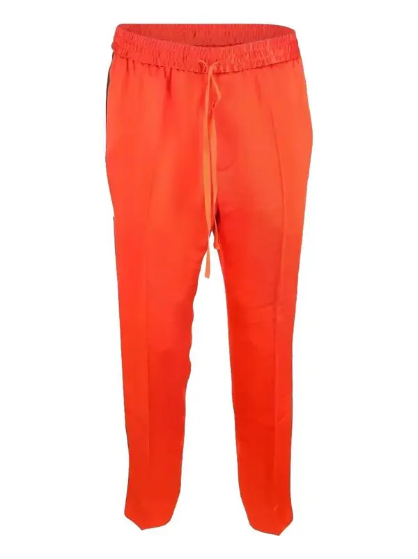 Gucci Web-stripe Drawstring Trousers - Orange