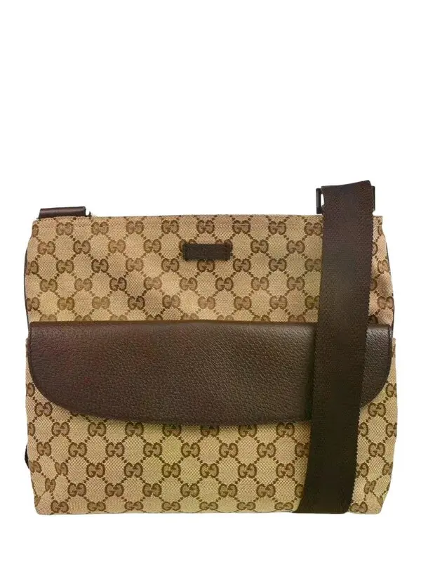Gucci 1990-2000s Gg-canvas Shoulder Bag - Neutrals