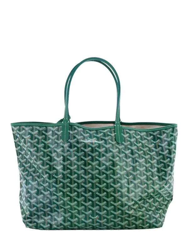 Goyard Saint Louis Coated Canvas Pm Tote Bag - Green
