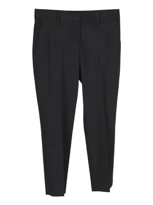 Theory Straight-leg Trousers - Black