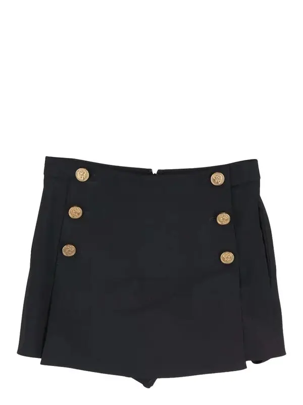 Red Valentino Button-detailed Skorts - Black