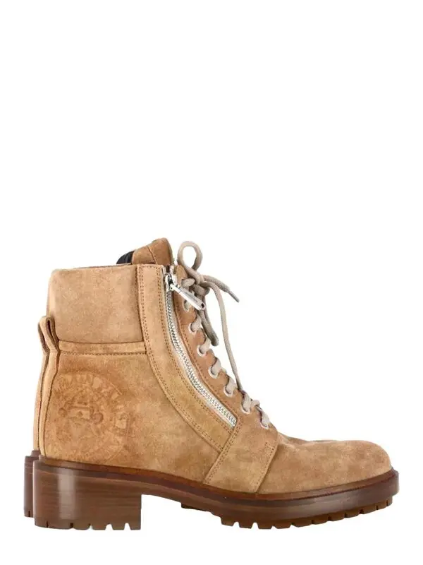 Balmain Ranger Lace-up Boots - Neutrals