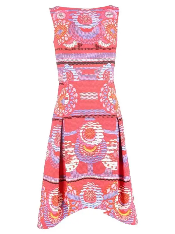 PETER PILOTTO Printed Midi Dress - Red