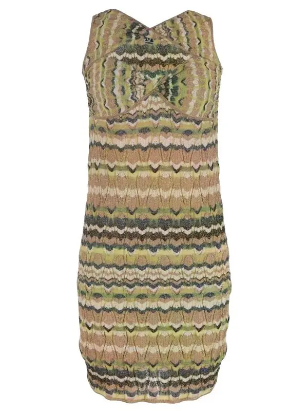 Missoni Cutout Mini Dress - Neutrals