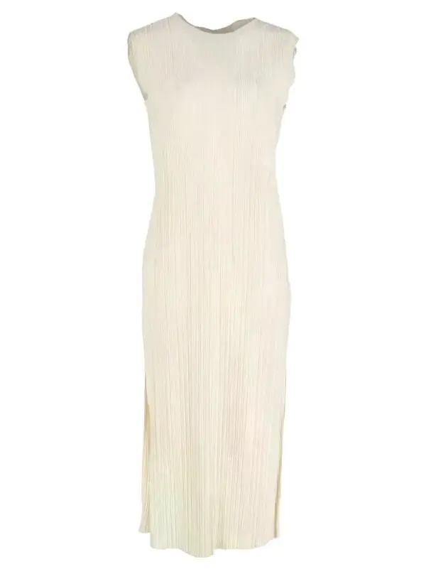 ANINE BING Pleated Midi Dress - Neutrals